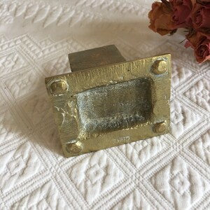 Vintage Etched Brass Match Box Holder. Oriental Style Etched Designs on ...