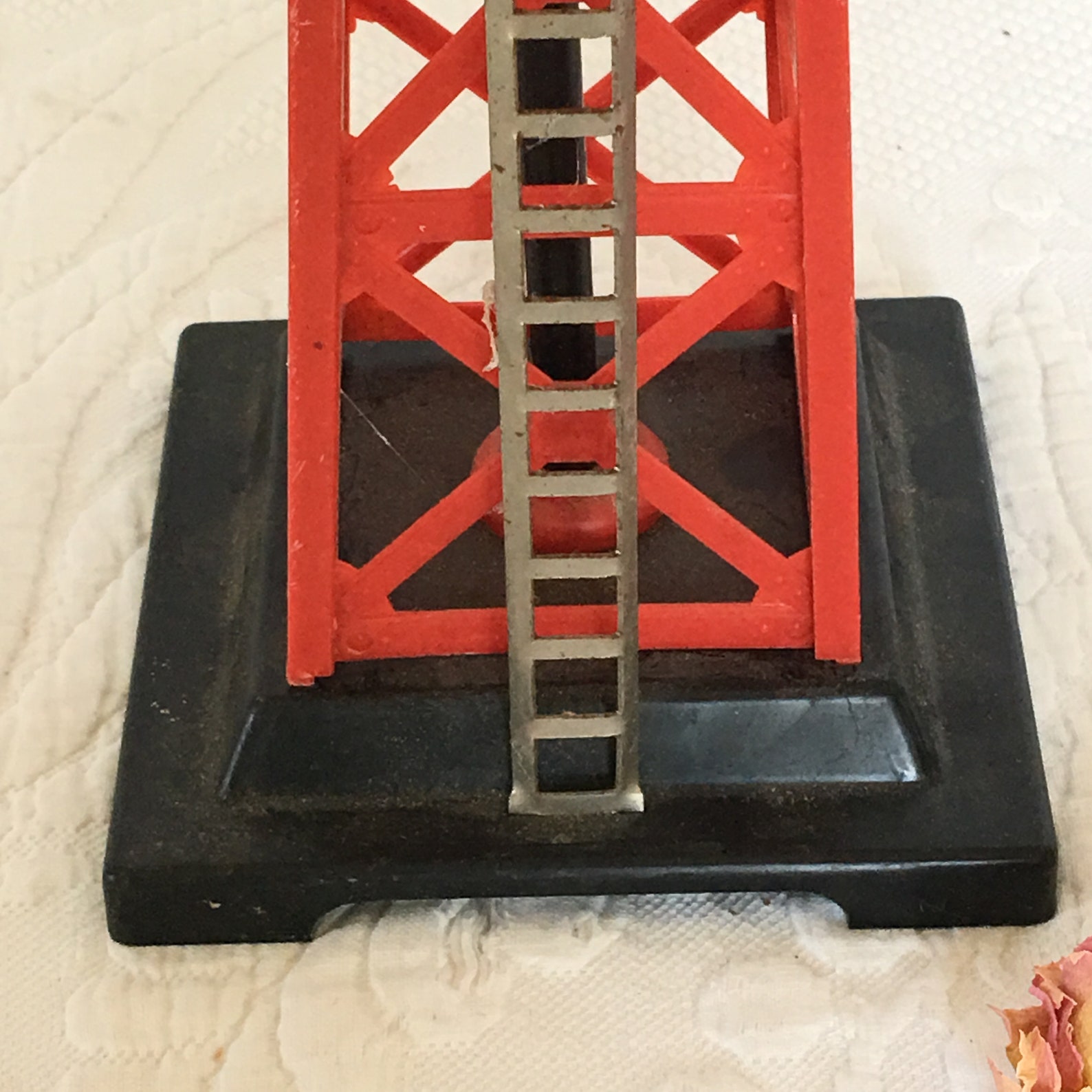 Vintage Electric Model Train Tower. Electrified Plastic Tower - Etsy