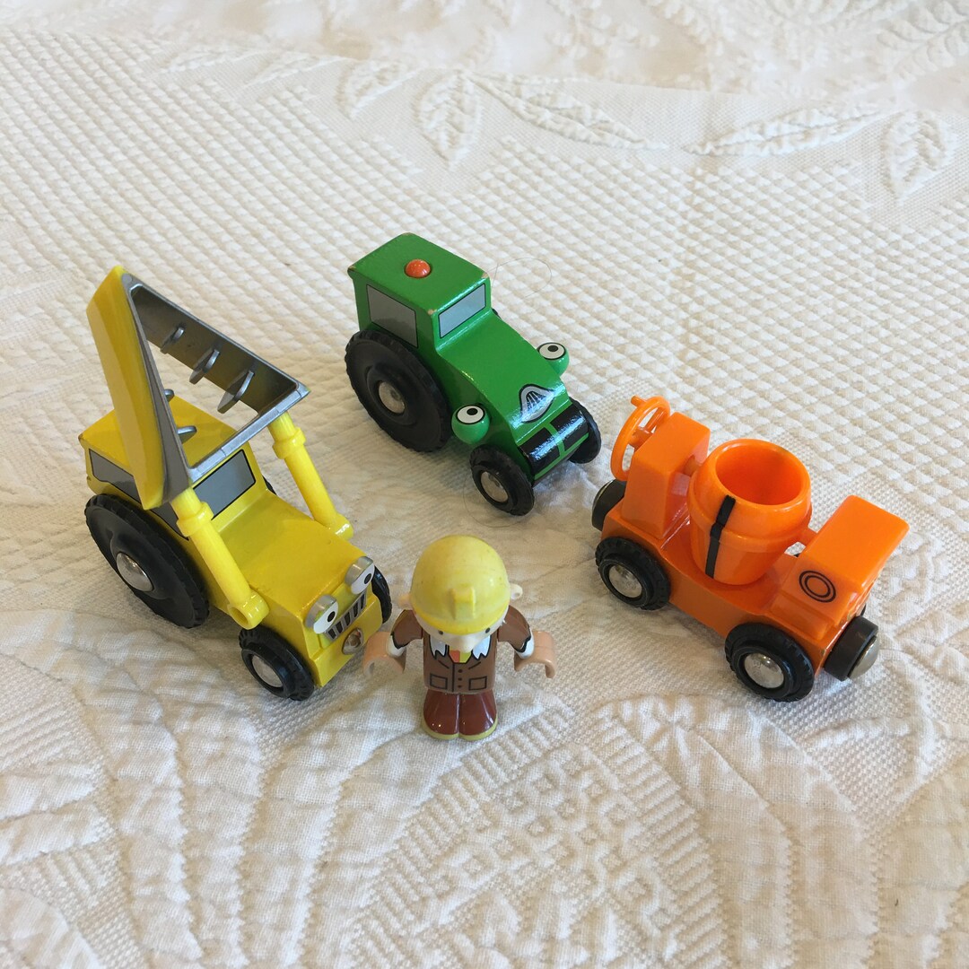 Vintage Plastic Brio Working Train Cars. Yellow Snowplow for Tracks ...