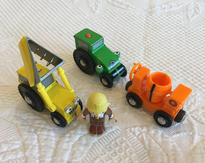 Vintage Plastic Brio Working Train Cars. Yellow Snowplow for Tracks ...