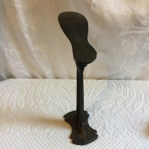 Vintage 10K Cast Iron Foot Form for Shoemaker. Great for Display in a ...