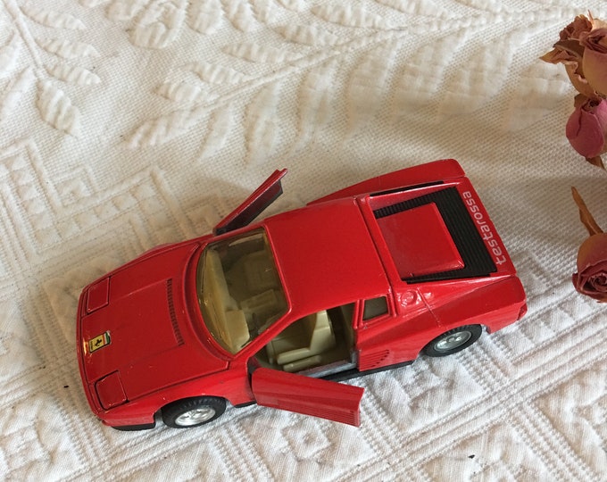 Vintage MC Toy, Red Ferrari Testarossa Scale 1/39. Made in Macau ...