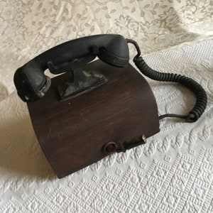 Victorian Telephone 7 Line Switchboard. Wooden Box With Switches and ...
