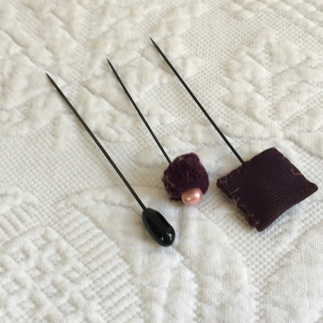 Vintage and Antique Short Hat Pins. Listing for One Short Hat Pin ...