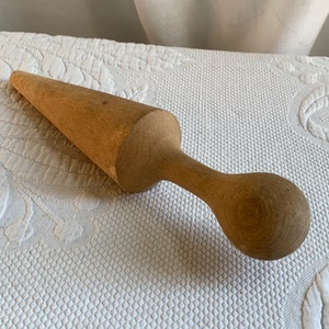 Vintage Wood Sieve Pusher for Straining Fruit or Other Food. Cone ...