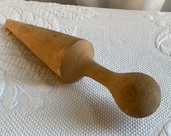 Vintage Wood Sieve Pusher for Straining Fruit or Other Food. Cone ...