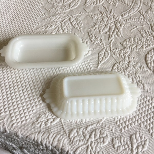 Milk Glass Dish - Etsy