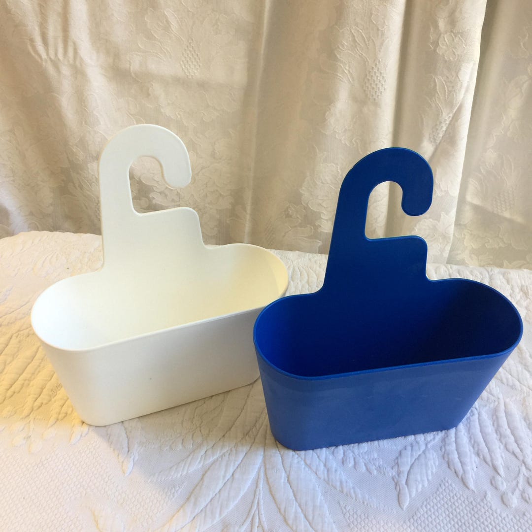 Vintage Emruss Plastic Blue or White Hanging Pocket for Office ...