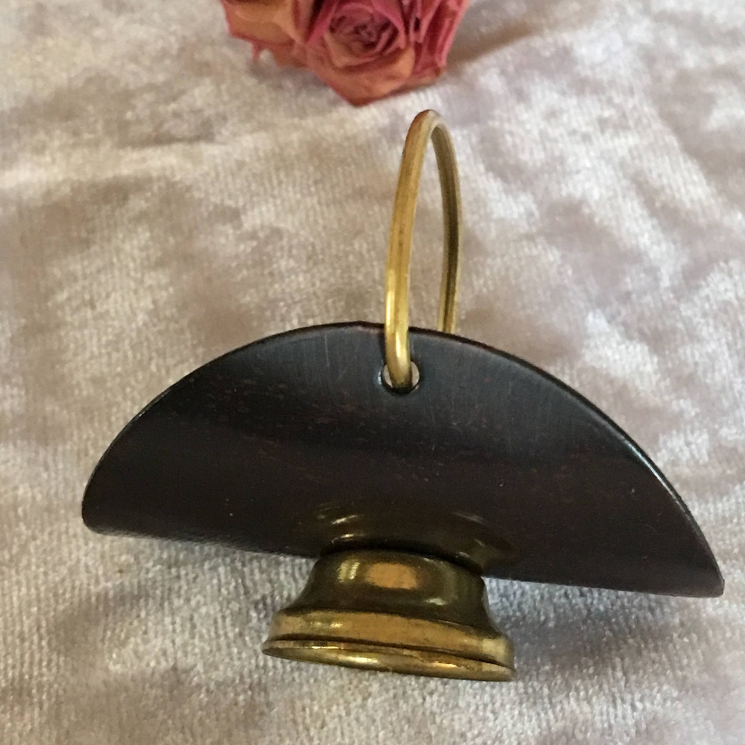 Vintage Mini Fire Wood Holder. Gold and Bronzed Copper Metal Beside the ...