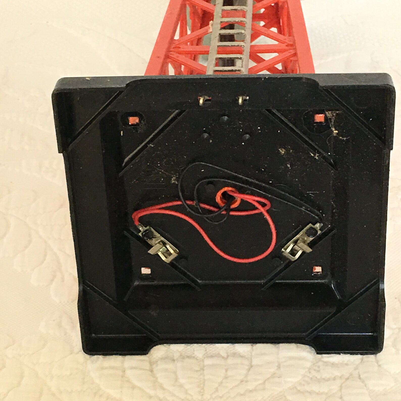 Vintage Electric Model Train Tower. Electrified Plastic Tower - Etsy