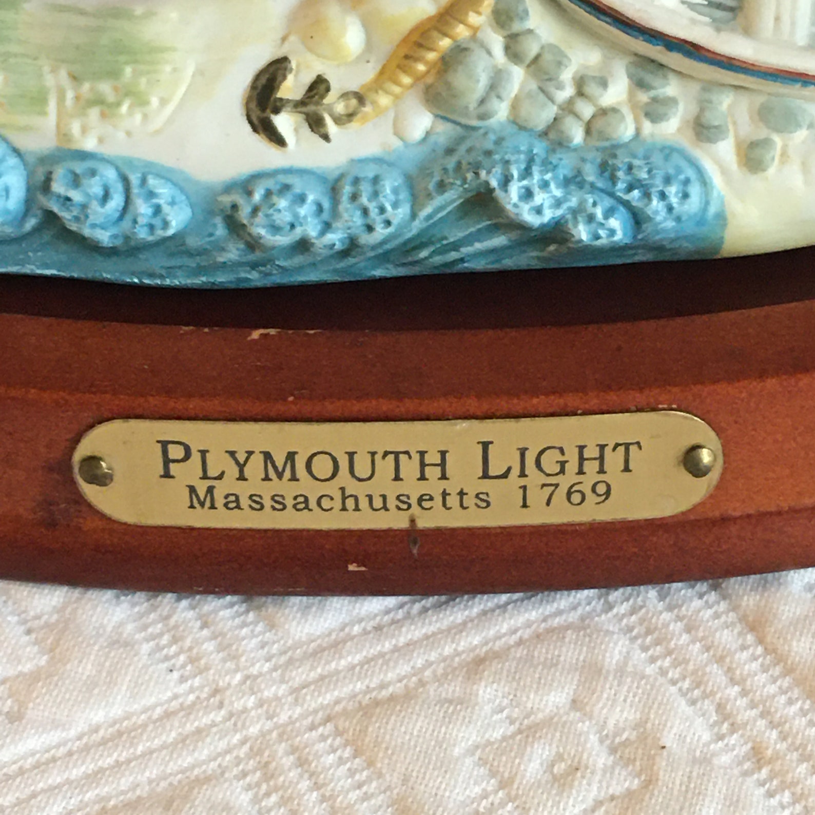 Vintage Plymouth Light Lighthouse Candle Holder by Partylite ...