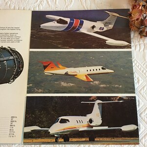 Vintage Learjet Brochure. CJ610-8A Turbojet Engine, Century III and ...