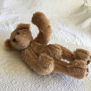 Tan Mohair Matthew Teddy Bear Master of the Video Games. Made by Barb ...