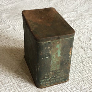 Antique Belfast Cut Plug Smoke or Chew Tobacco Tin. Choose Shape of Tin ...