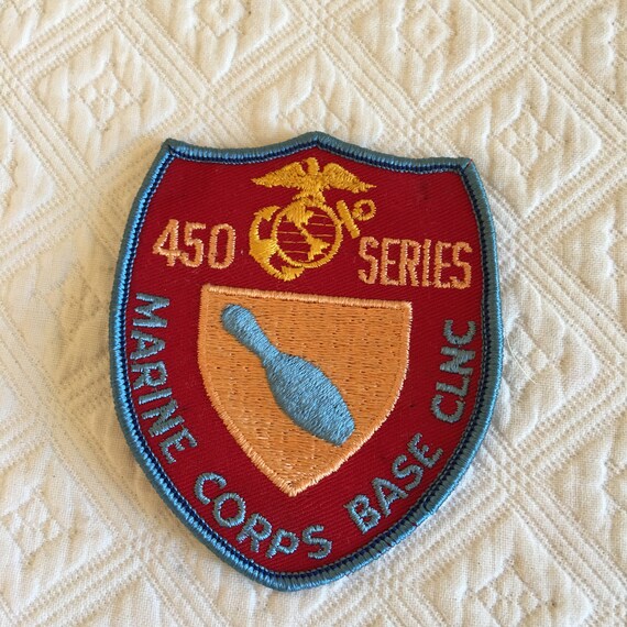 Vintage Marine Corps Bowling Patches. Base 175 Club C… - Gem