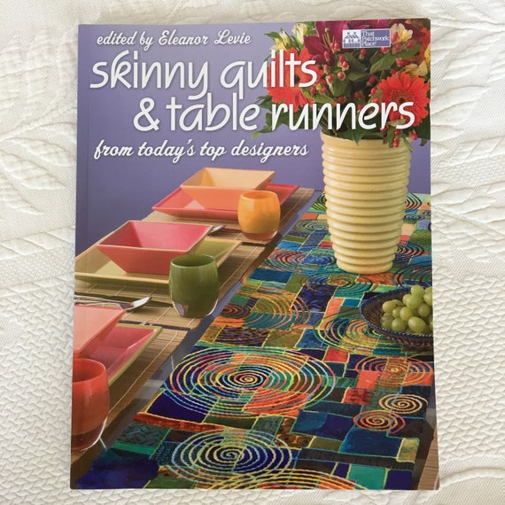 Quilt Book Skinny Quilts and Table Runners Book. 15 Authors - Etsy