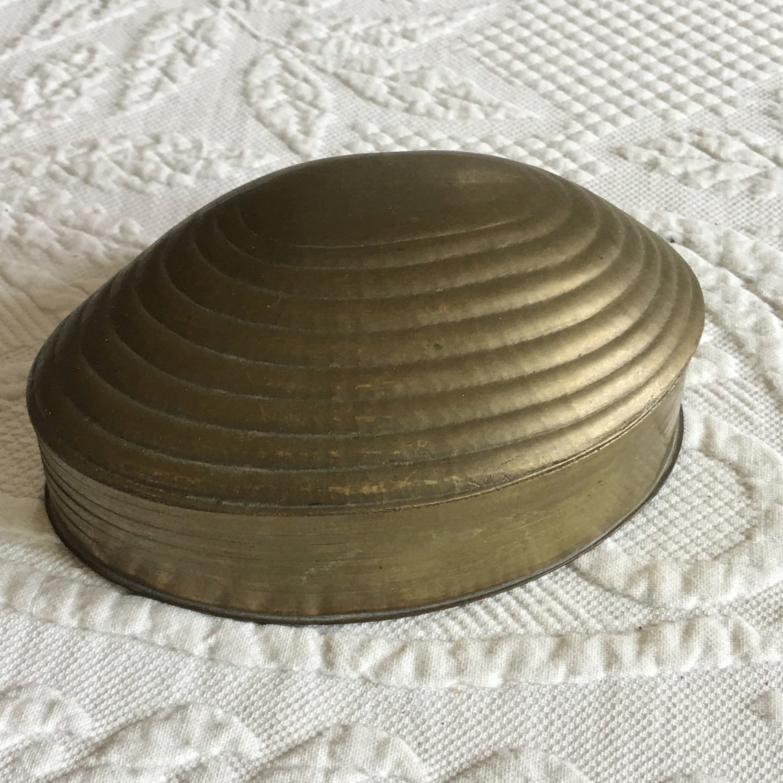 Vintage Brass Shell Box. Solid Brass Hinged Seashell Shaped - Etsy