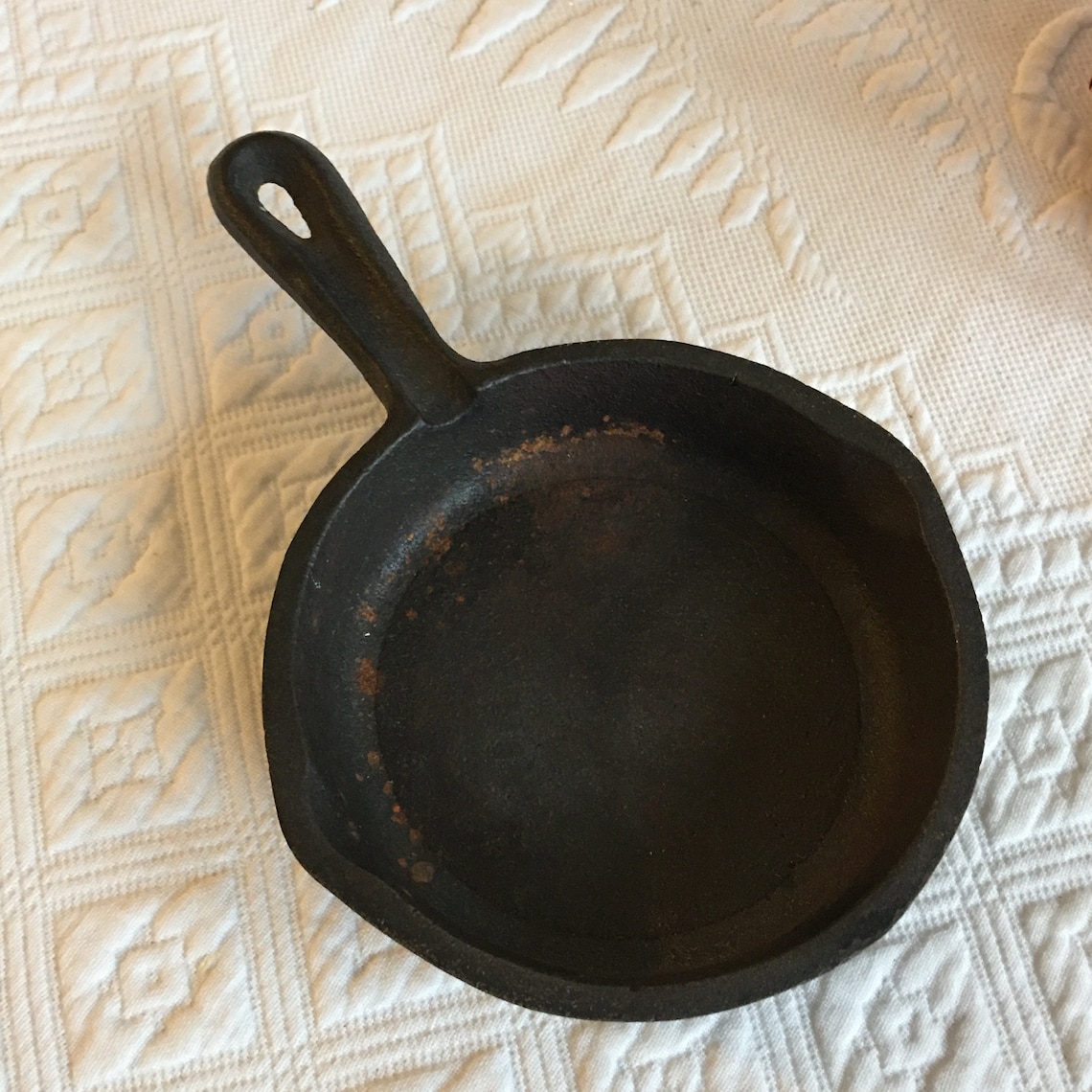 Vintage Cast Iron Miniature Skillet Pan. Use to Melt Butter or - Etsy