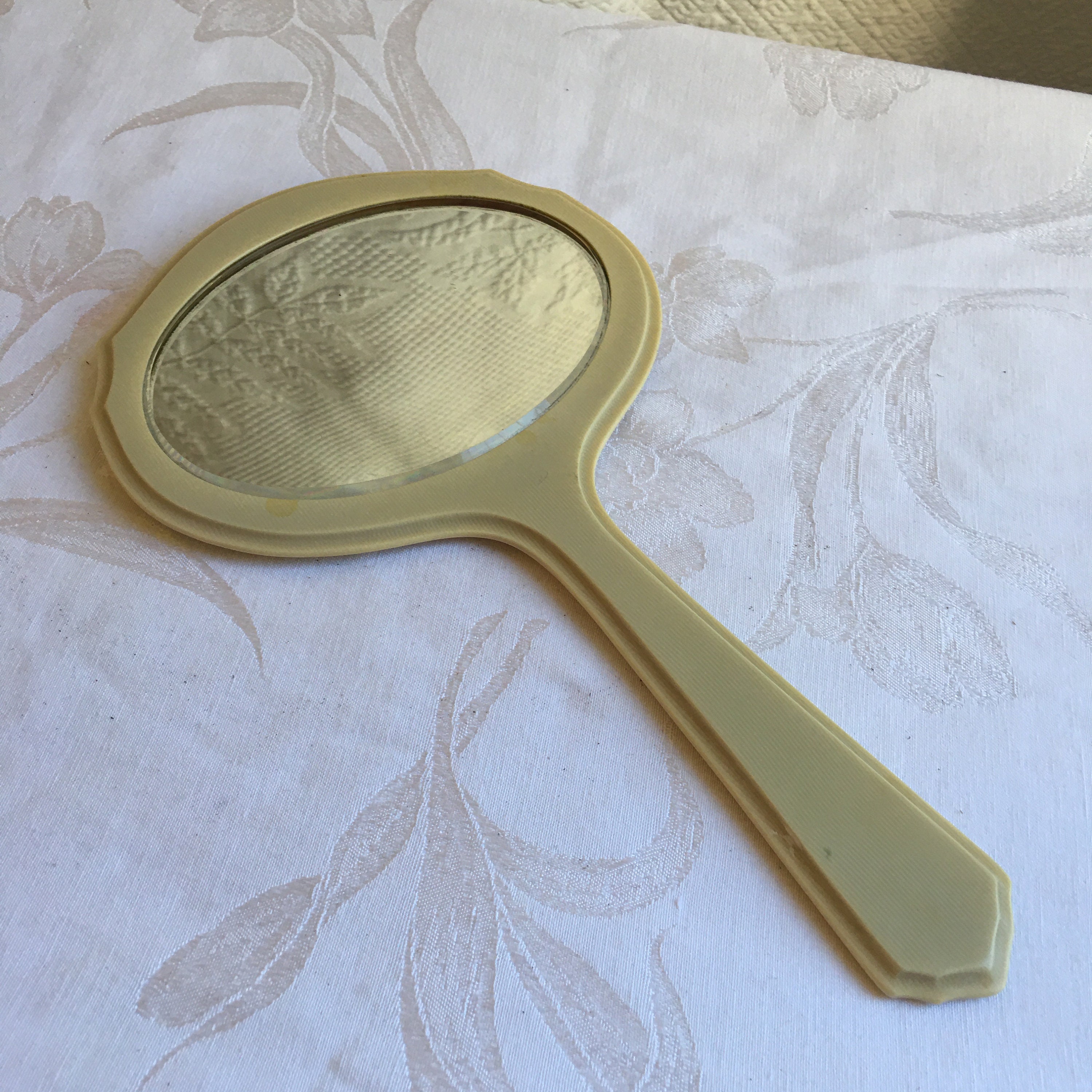 Vintage Bakelite Hand Mirror