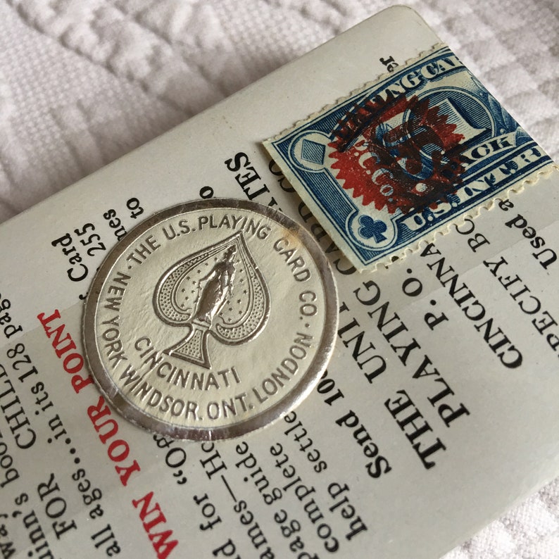 Vintage Game Cards. Colonial Stamped and Sealed Packs of Playing Cards ...