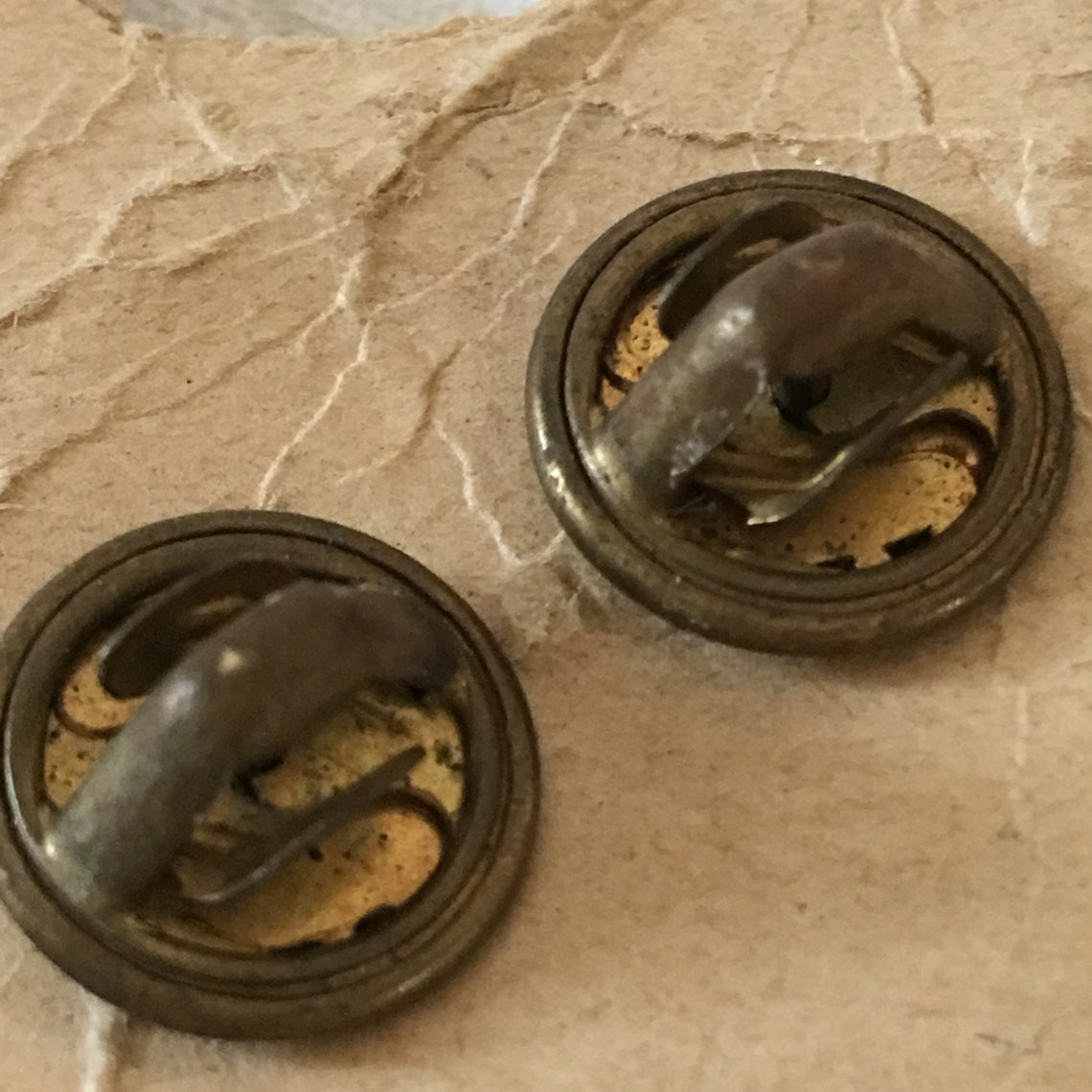 Vintage Military Pins. These Gold Military Pins Each Have 2 | Etsy