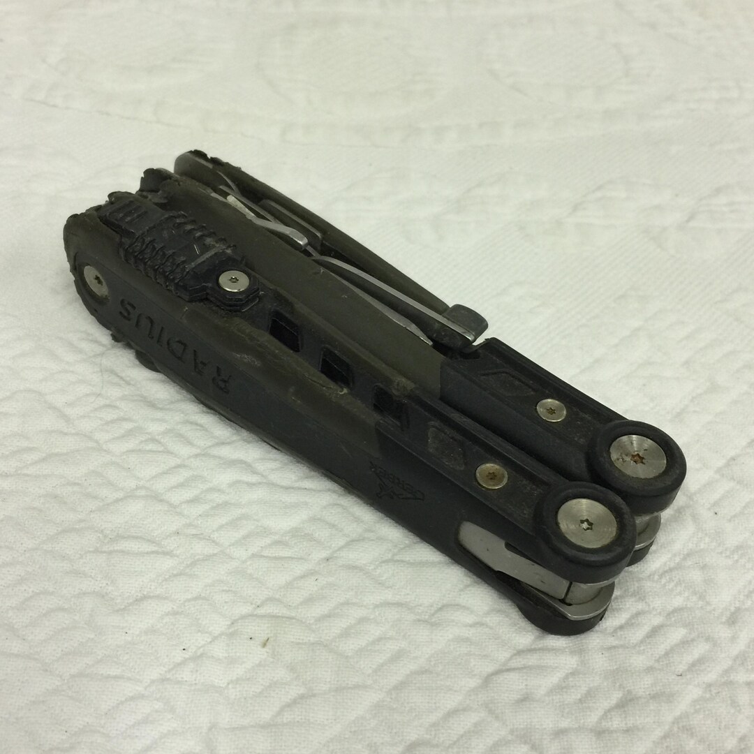 Vintage Radius by Gerber Folding Pliers and Pocket Knife in One. Black ...