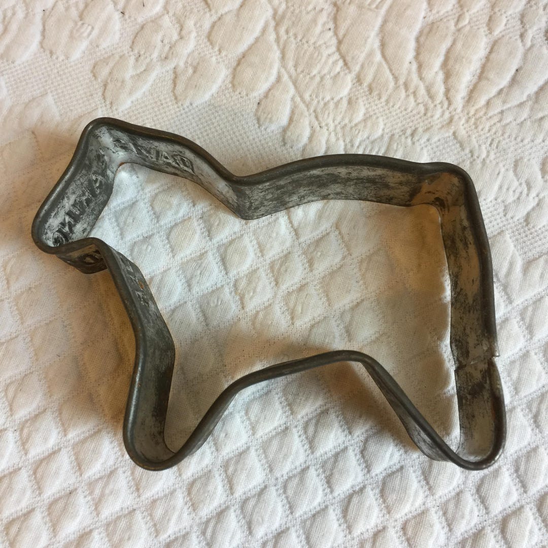 Vintage Davis Baking Powder Metal Cookie Cutter Horse Shape. Great for ...