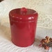 Vintage Red Canister. Metal Kitchen Canister. Could Be From - Etsy