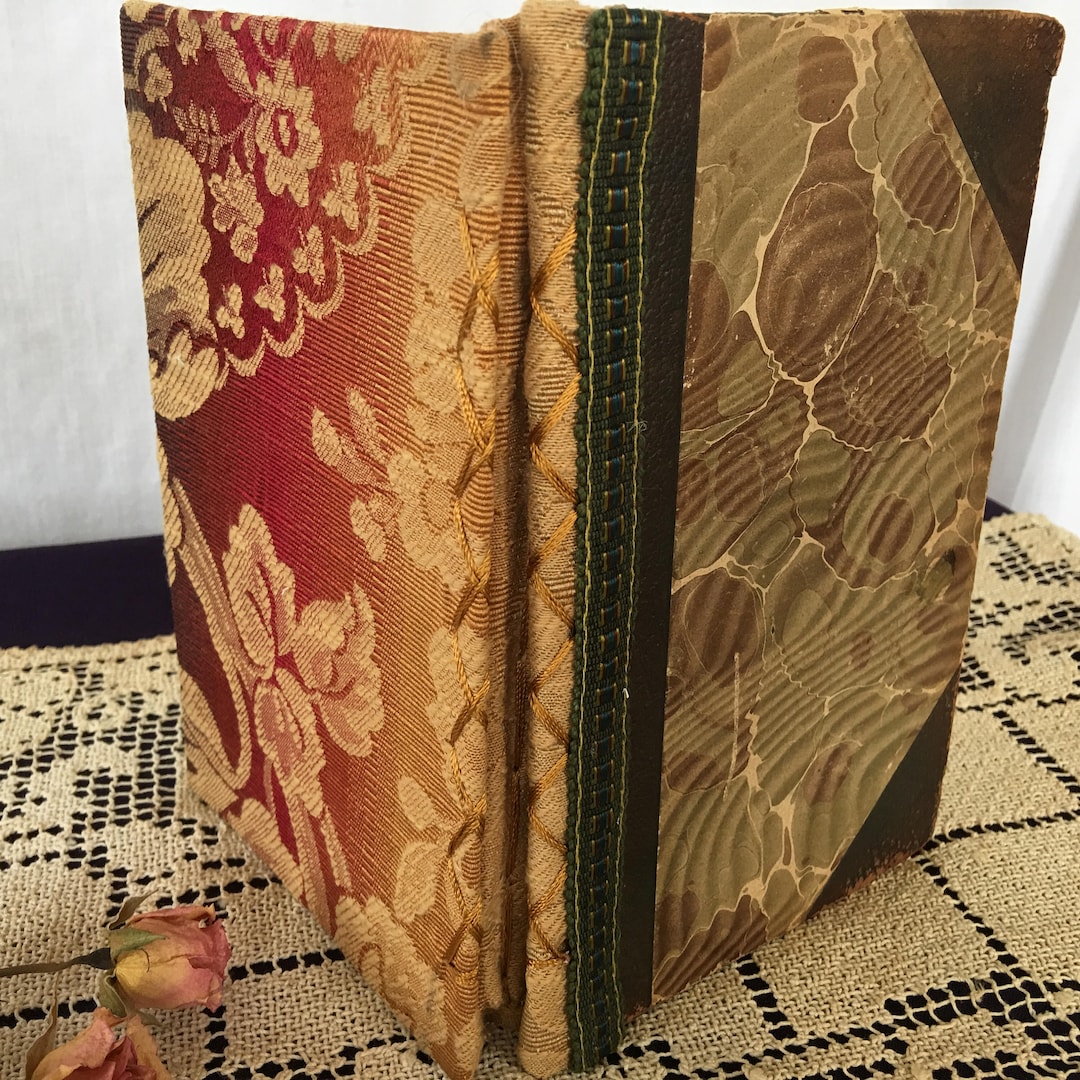 Vintage Journal Handmade Watercolor Paper Book. Use as Scrapbook ...