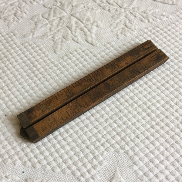 Wooden Folding Ruler - Etsy