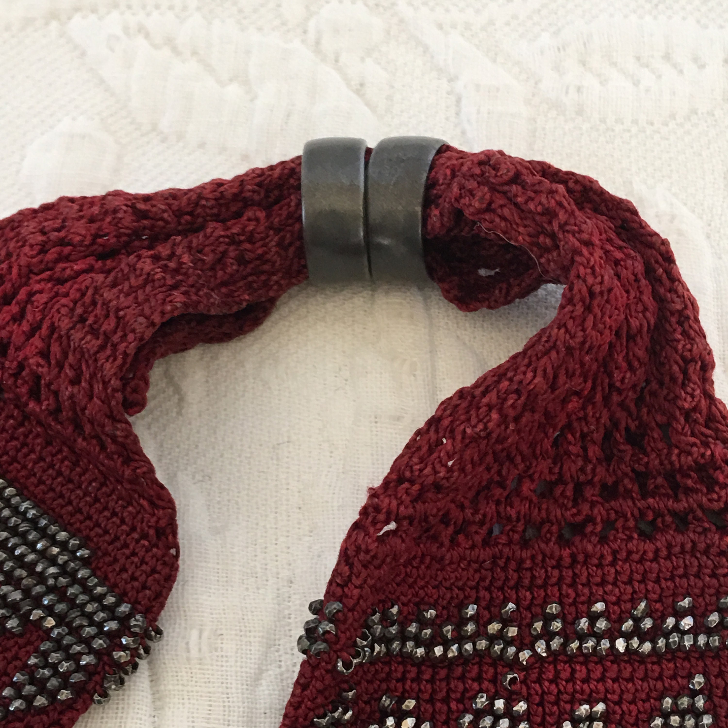 Antique Misers Purse 19th Century French Misers Purse. Silver Faceted ...