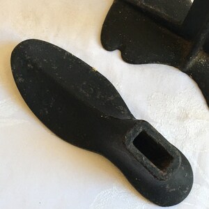 Vintage Large Cast Iron Foot Form for Shoemaker. Great Display Piece ...