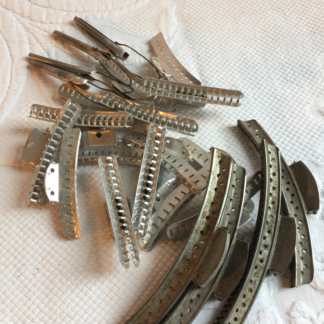 Vintage Retro Silver Goody Hair Clips. 5-3 Inch Hair Styling Clips, or ...