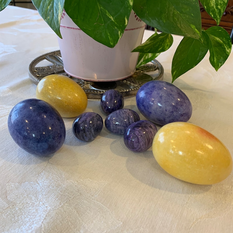 Decorative Eggs Marble - Etsy