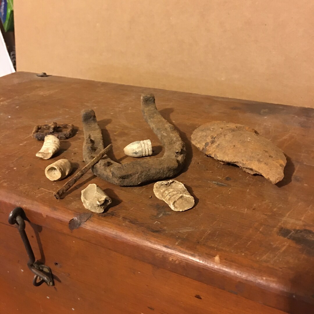Antique Civil War Dug up Relics From Battlefields Near Fredericksburg ...