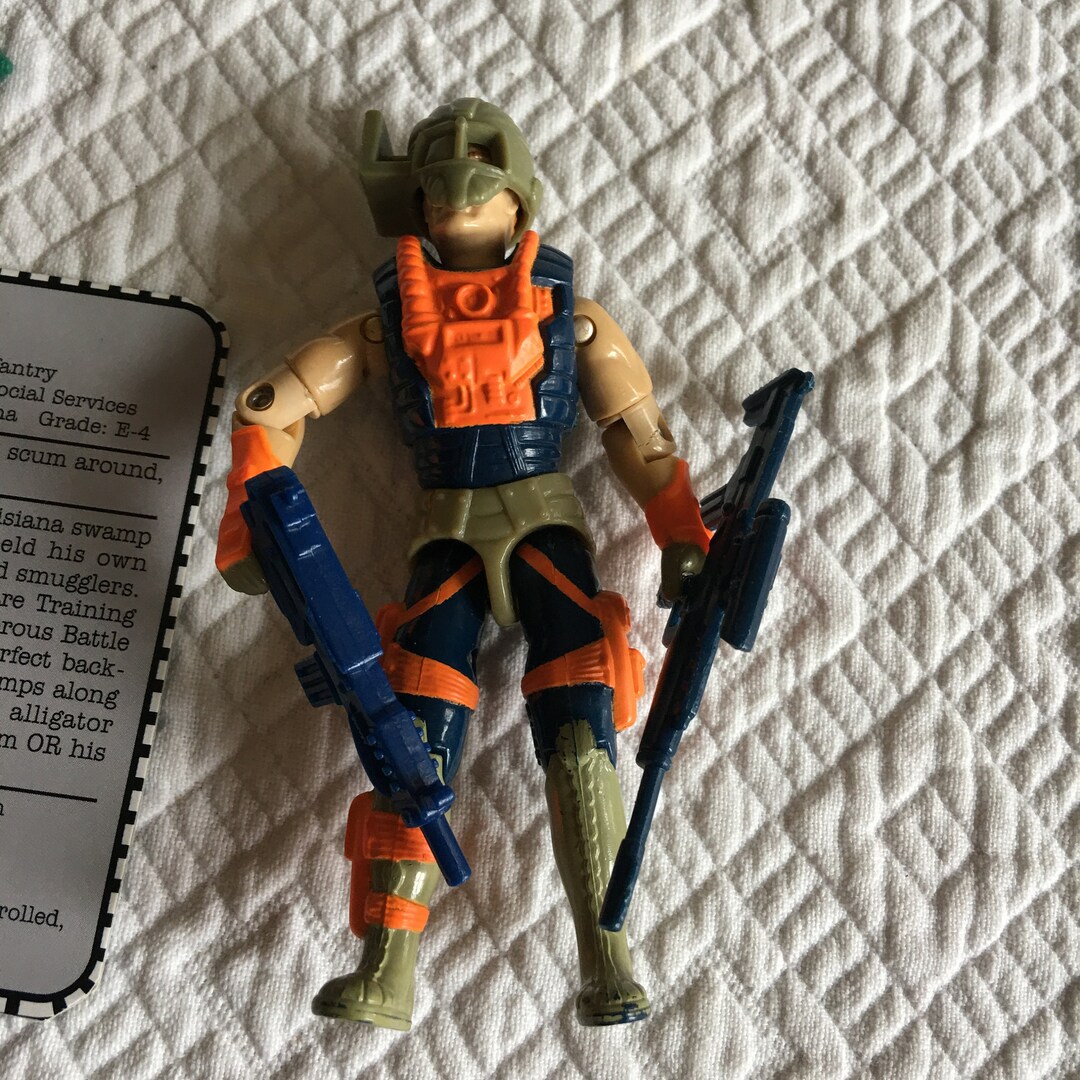 Vintage 1992 GI Joe Muskrat Heavy-fire Specialist Action Figure ...