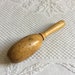 Vintage Darning Egg W/ Handle. Long Oval Egg Shape Darner. Great for ...