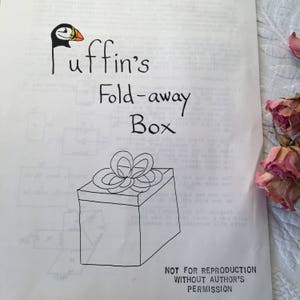 Vintage Kit and Instructions to Make a Fold-away Box for a - Etsy