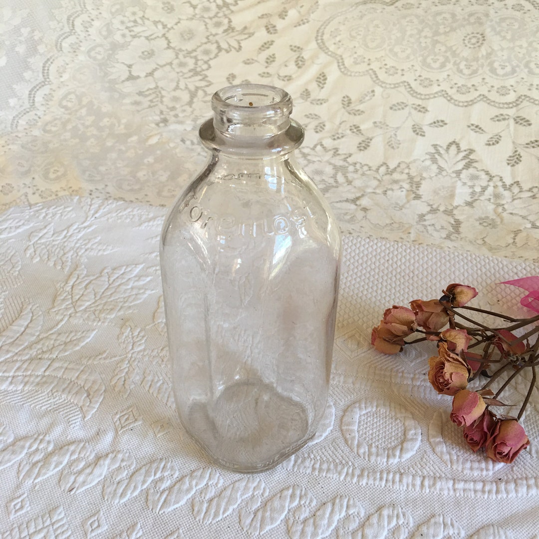Vintage Foremost Diary Milk Bottle. Quart Milk Bottle. 1920s Milk ...
