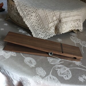 Vintage Giant Clothespin. Wooden Spring Loaded Large Clothespin, Wall ...