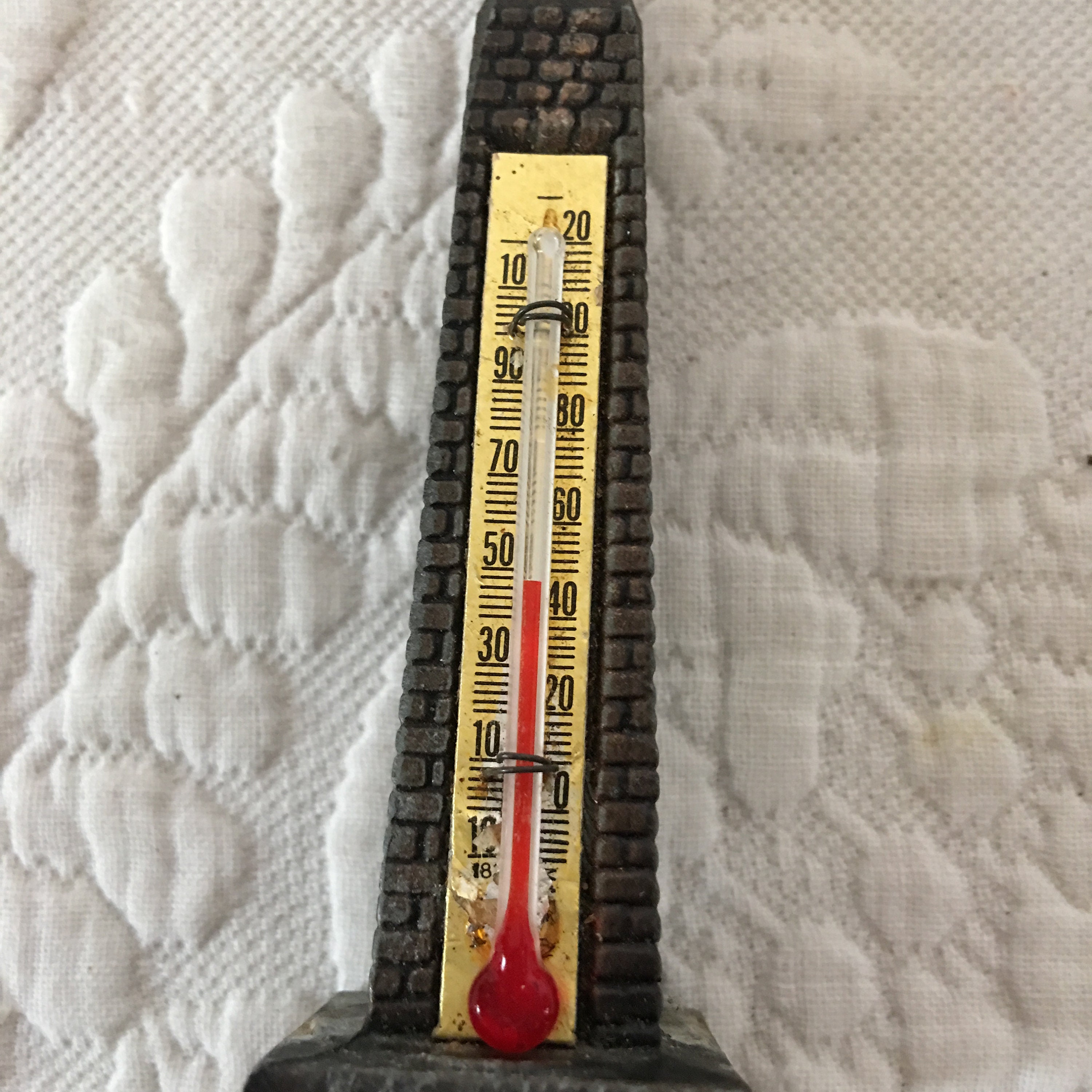 Vintage Thermometer. Cast Iron Washington Monument Thermometer Souvenir ...