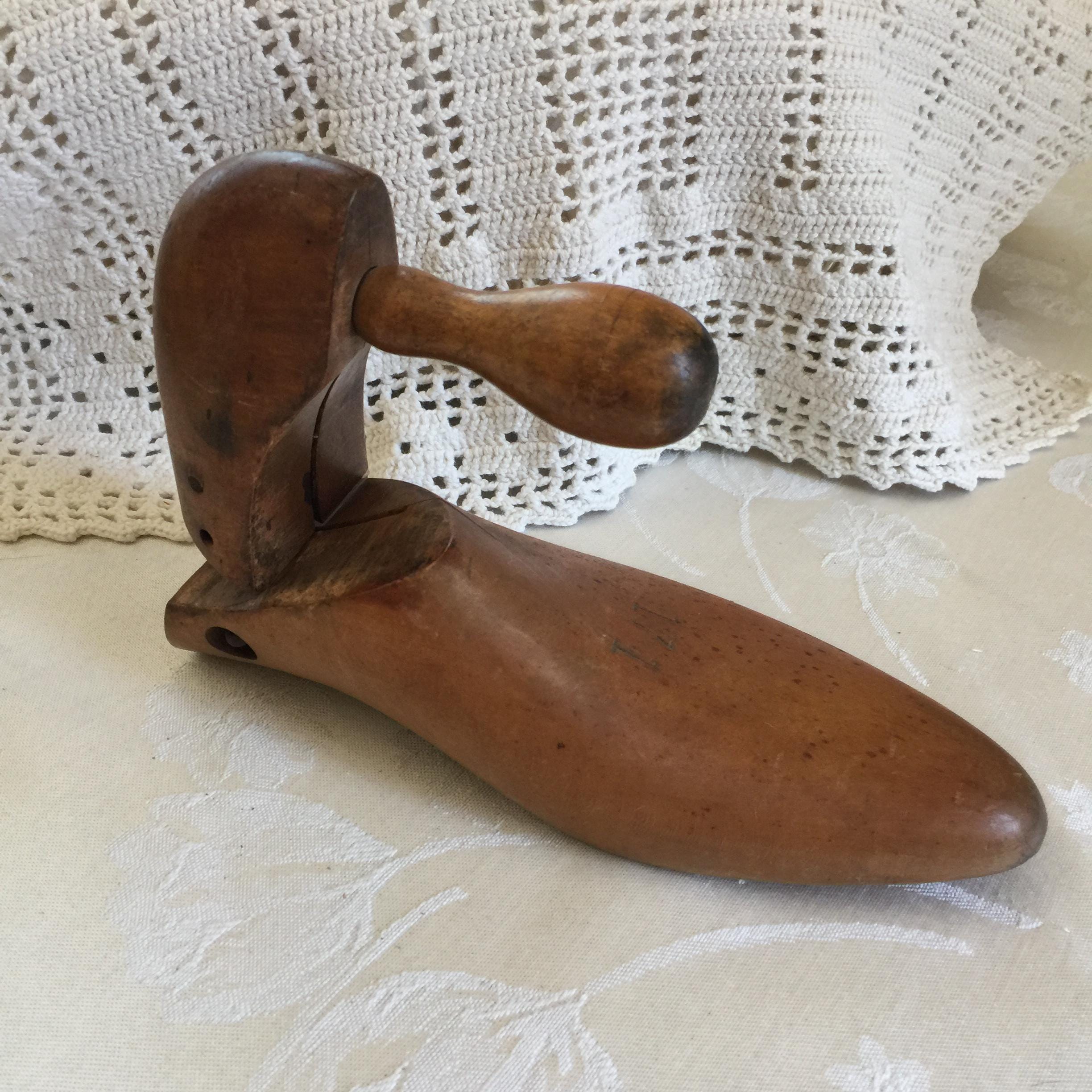 Antique Wooden Foot or Shoe Form. Number 171 Folding Foot Form ...