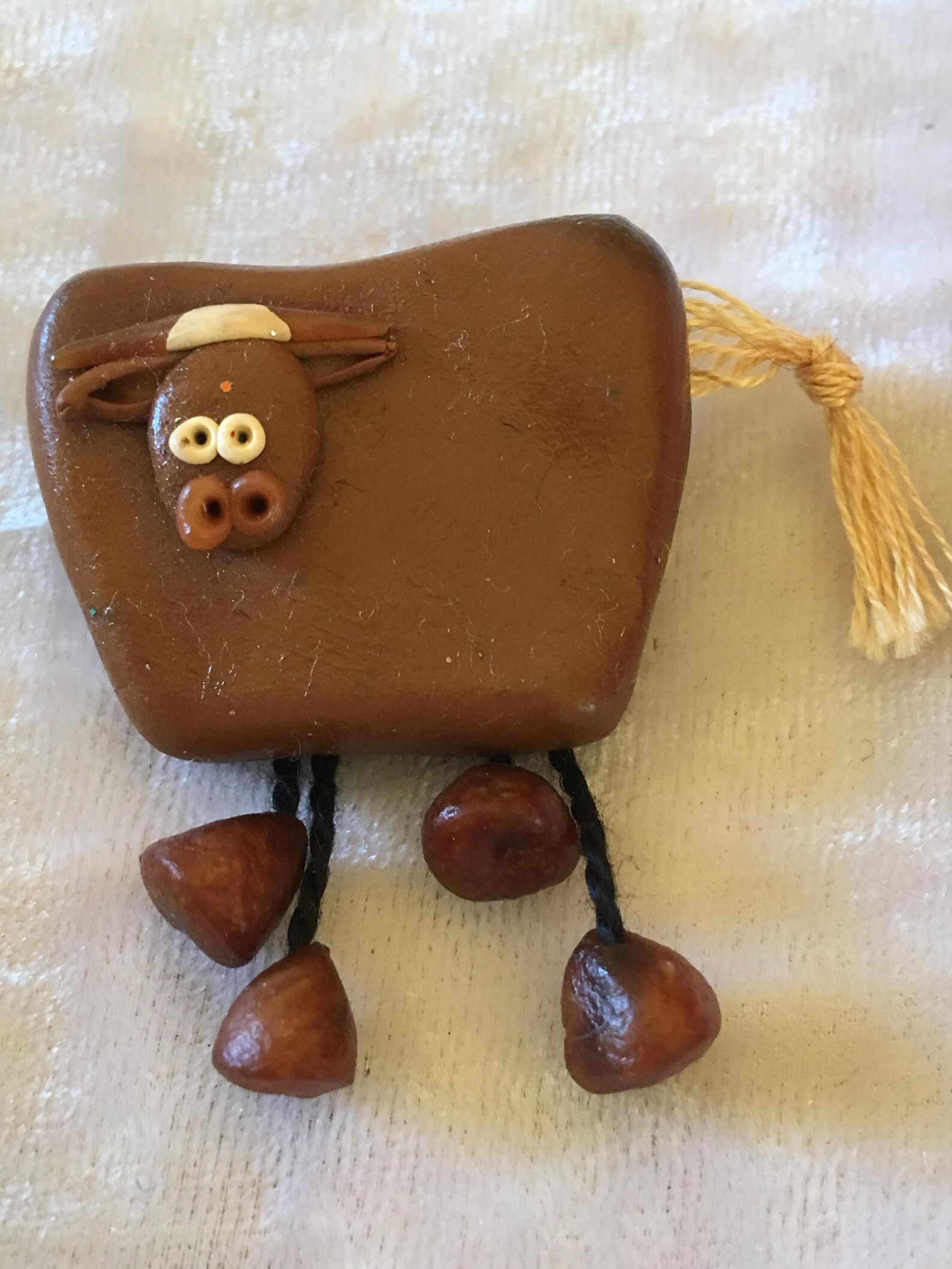 Vintage Handmade Pins. Cow Sheep or Pig Pin. From Polly's - Etsy