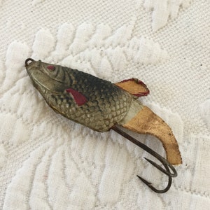 Vintage Fish Hook Fishing Lure. Vivif Fishing Lure With Double Hook ...