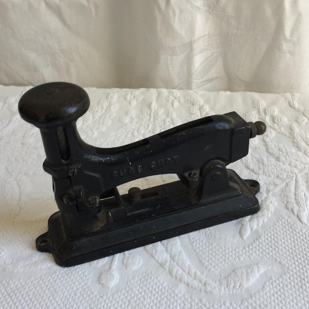 Antique 1894-95 Acme Sure Shot Stapler. Great for a Mans Office or the ...
