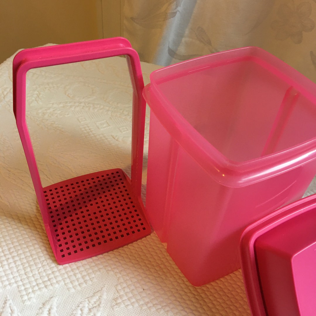 Vintage Tupperware Pickle Storage With Slide up Shelf to Access Pickles ...