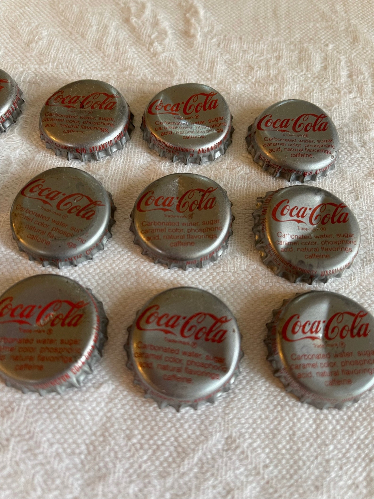 Vintage 100 Silver Coca Cola Bottle Top Caps. Choose Set. - Etsy
