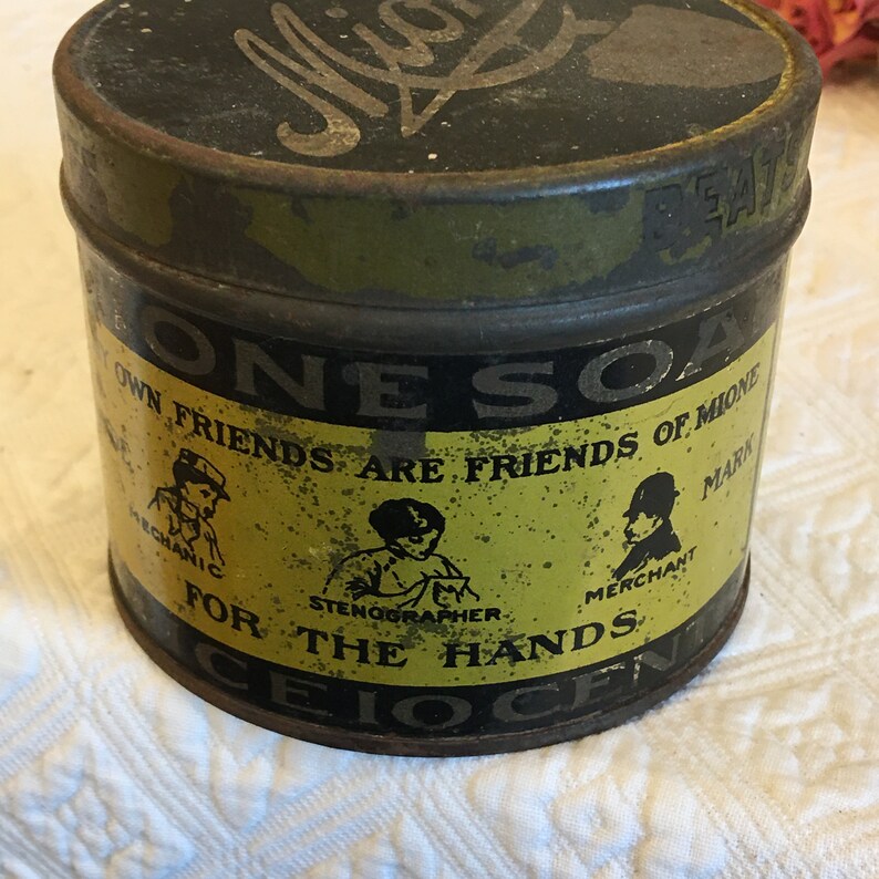 Vintage Mione Soap Tin. Mechanic Stenographer Merchant for - Etsy