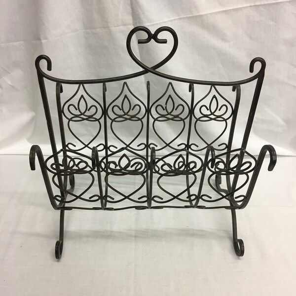 Iron Magazine Rack - Etsy