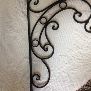Vintage Wrought Iron Swirls and Curly Cues for Outdoor or Indoor Corner ...